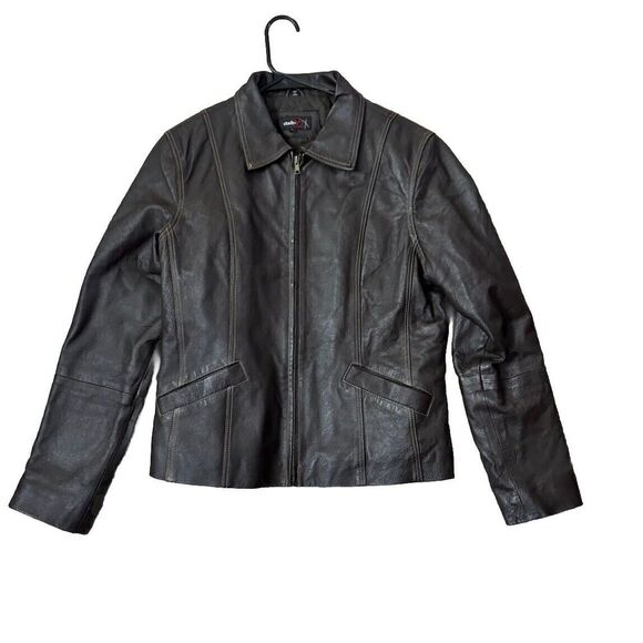 Studio Y | Jackets & Coats | Vintage Studios Y Chocolate Brown Line 9s ...